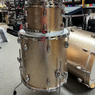Sakae Trilogy Champagne Sparkle 4-Piece Drum Set | Reverb