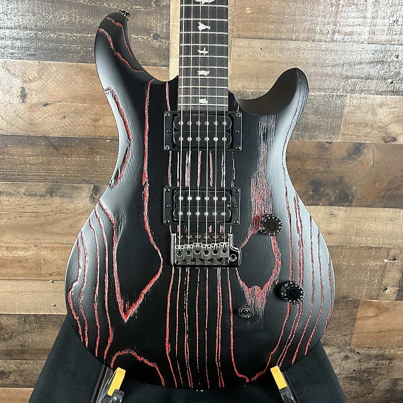 PRS SE Sandblasted CE 24, Sandblasted Red, Gig Bag, Free | Reverb