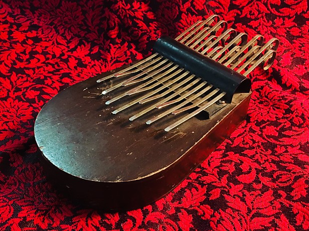 Vintage 1960s-1970s Afroharp Kalimba AFH-1 Mahogany | Reverb