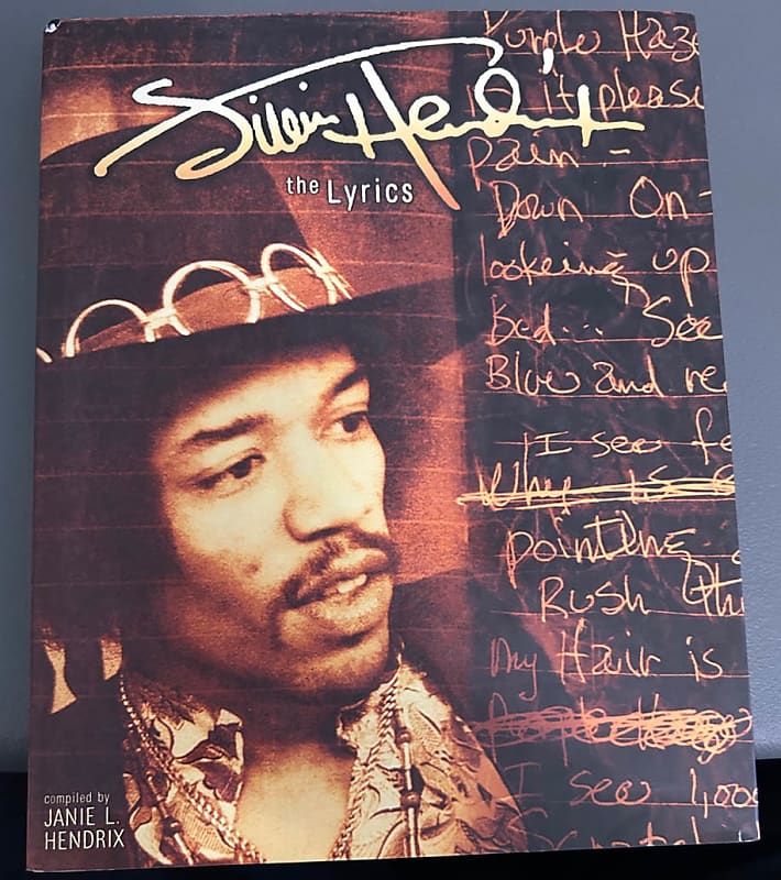 Jimi Hendrix The Lyrics by Janie Hendrix Music Reference Book | Reverb