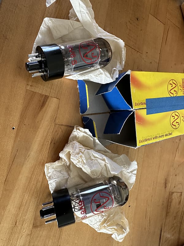 JJ Electronic 6V6 S Matched Pair mid-2000s | Reverb