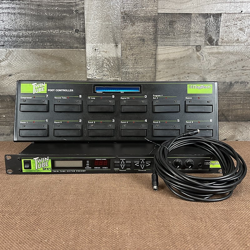 Digitech GFX-1 Twin Tube Guitar Preamp (1991) W/Footswitch | Reverb