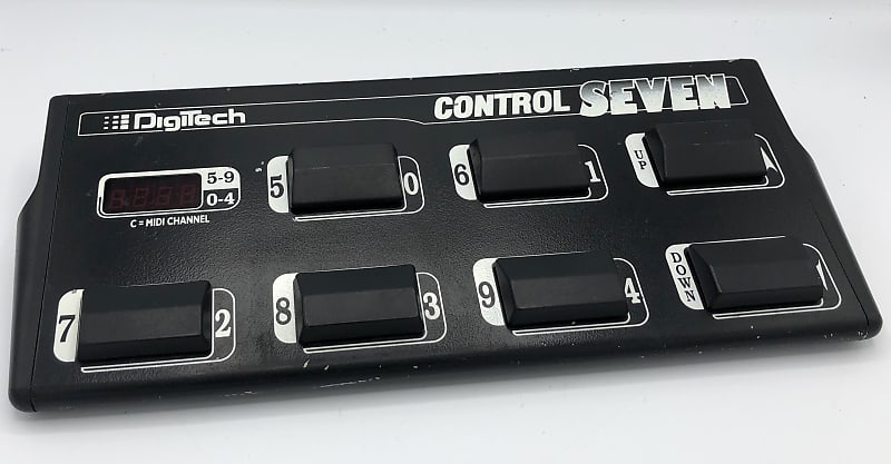 Digitech Control Seven Midi Controller Footswitch 1990's - | Reverb