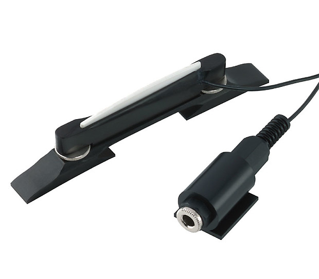 Shadow SH 980 Ebony Bridge Archop Guitar Pickup w/Jack | Reverb