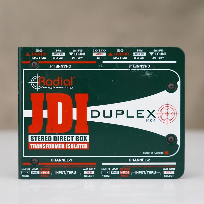 Radial Engineering JDI Duplex Mk4 Stereo Direct Box #56838 | Reverb