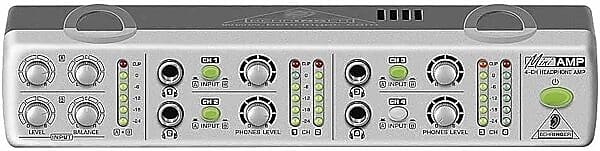 Behringer MINIAMP AMP800 Ultra-Compact 4 Channel Stereo | Reverb