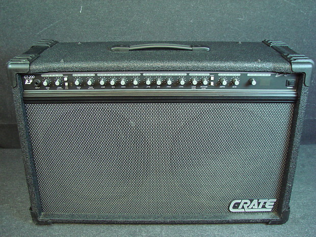 Crate GT-200 Solid State/Tube 2x12" 200 Watt Stereo Guitar | Reverb