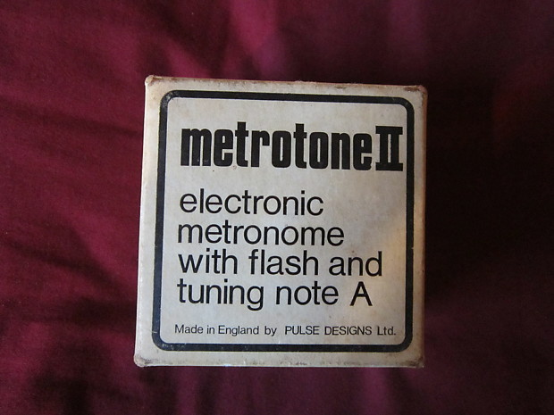 Pulse Designs LTD Metrotone II Vintage Metronome Black | Reverb