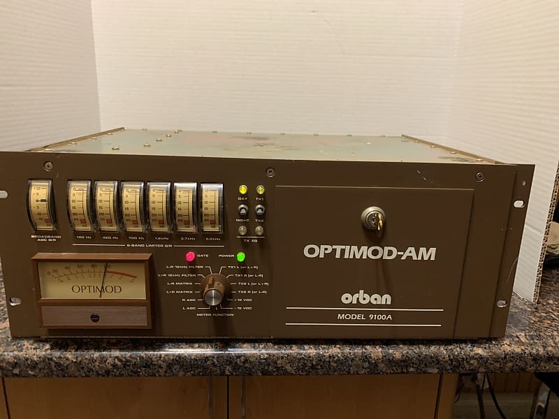 Orban Optimod 9100A AM Stereo Broadcast Audio Processor | Reverb