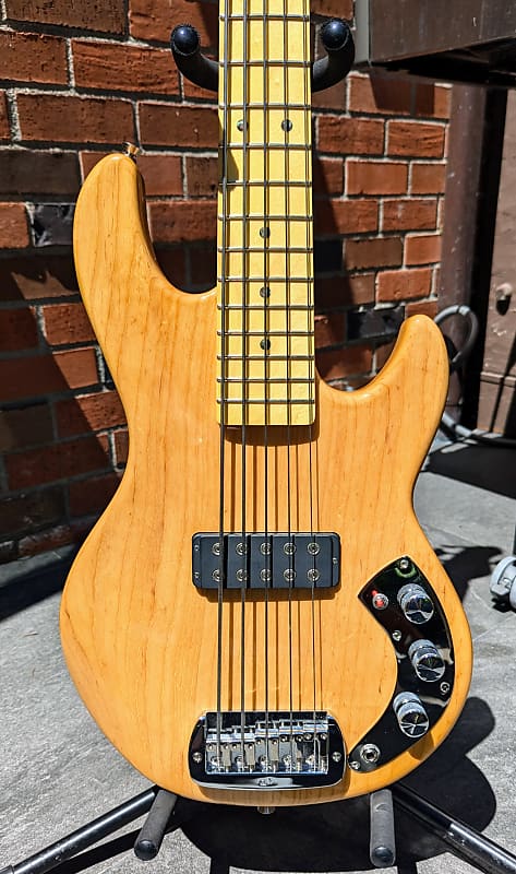 G&L L-1000 Series 750 5 String Bass - Natural/Maple | Reverb