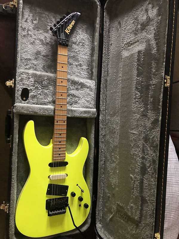 Kramer 605ST 80’s Fluorescent Yellow | Reverb