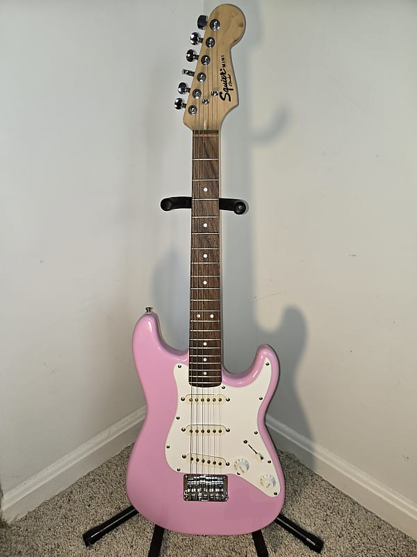 2017 Squier Mini Stratocaster – Shell Pink (Cort Indonesia) | Reverb
