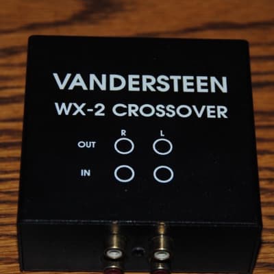 Vandersteen 2WQ Powered Subwoofer. Black Wood Grain. Rare | Reverb