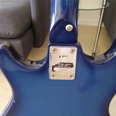Harmony H-802 mid 80's - Blue Burst | Reverb