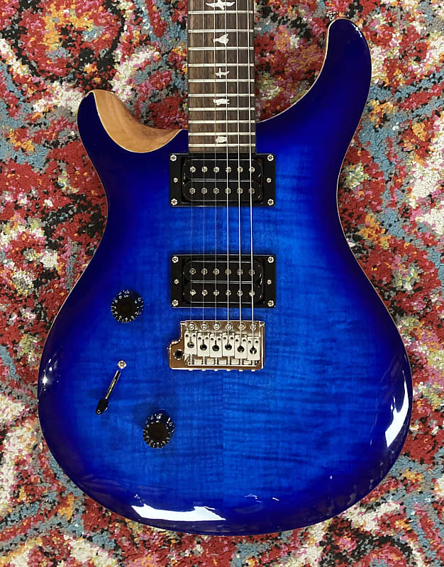 PRS SE Custom 24 2020’s - Faded Blue Burst, Very Good, SKU: | Reverb
