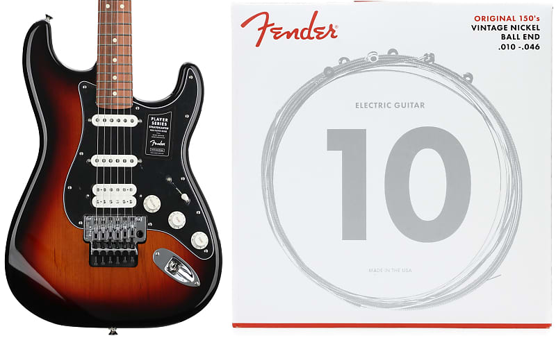 Fender Player Stratocaster HSS with Floyd Rose - 3-Tone | Reverb