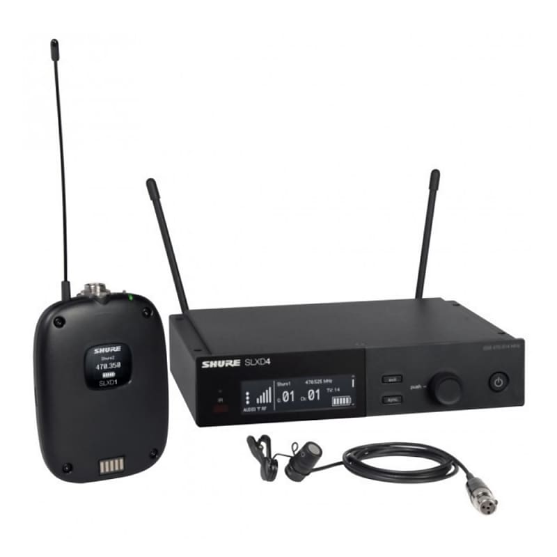 SHURE SLXD14/85 Digital Wireless Lavalier Microphone System | Reverb