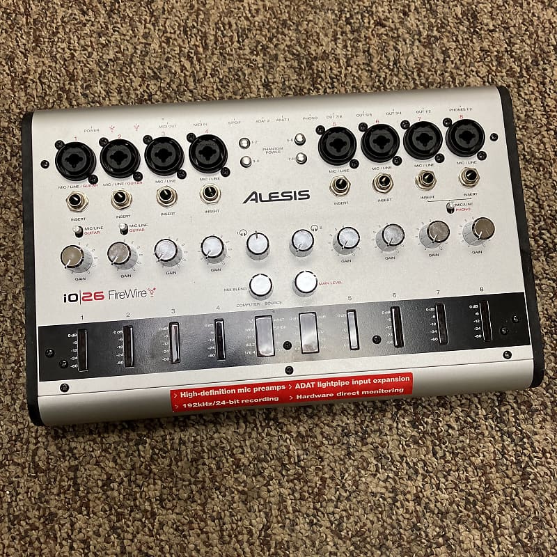 Alesis iO/26 FireWire Audio Interface | Reverb
