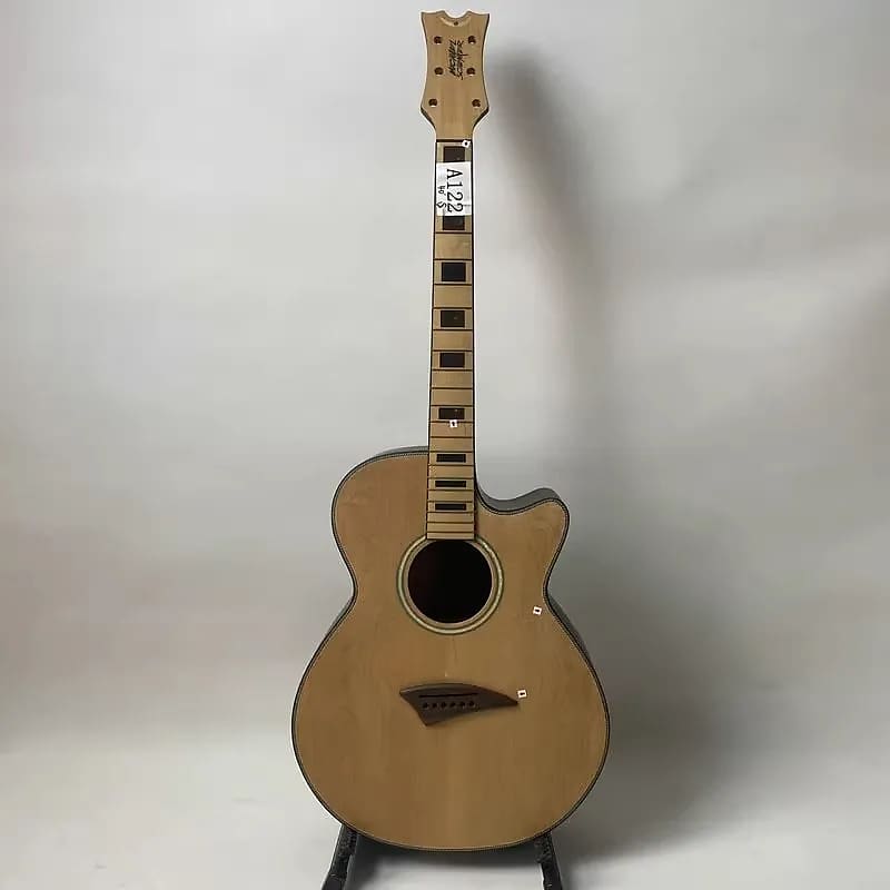 Dean Electric Acoustic Guitar, Maple and Mahogany Body, Maple | Reverb