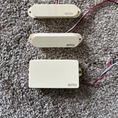 EMG 85/SA/SA active pickups set Humber/Single/Single - Black | Reverb