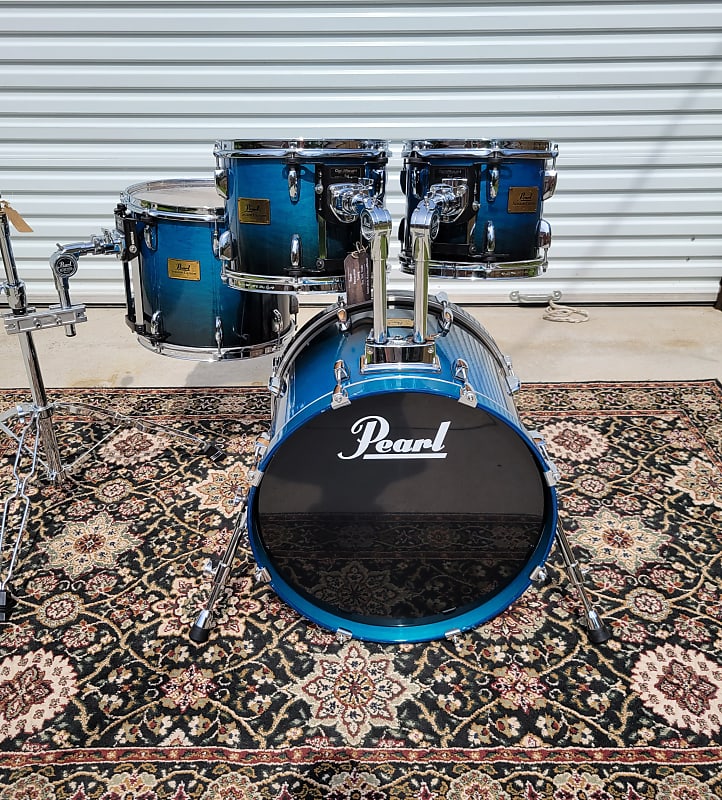 2001 Pearl Session Custom Maple 4 Piece Drum Shell Pack - | Reverb