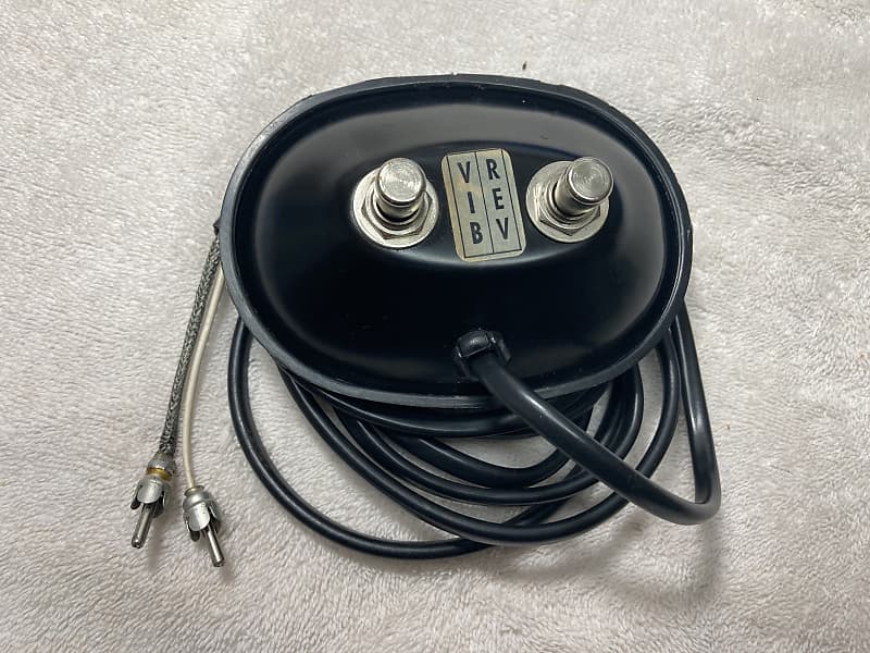 Vintage 1960s Fender Blackface Footswitch Like New Unused | Reverb