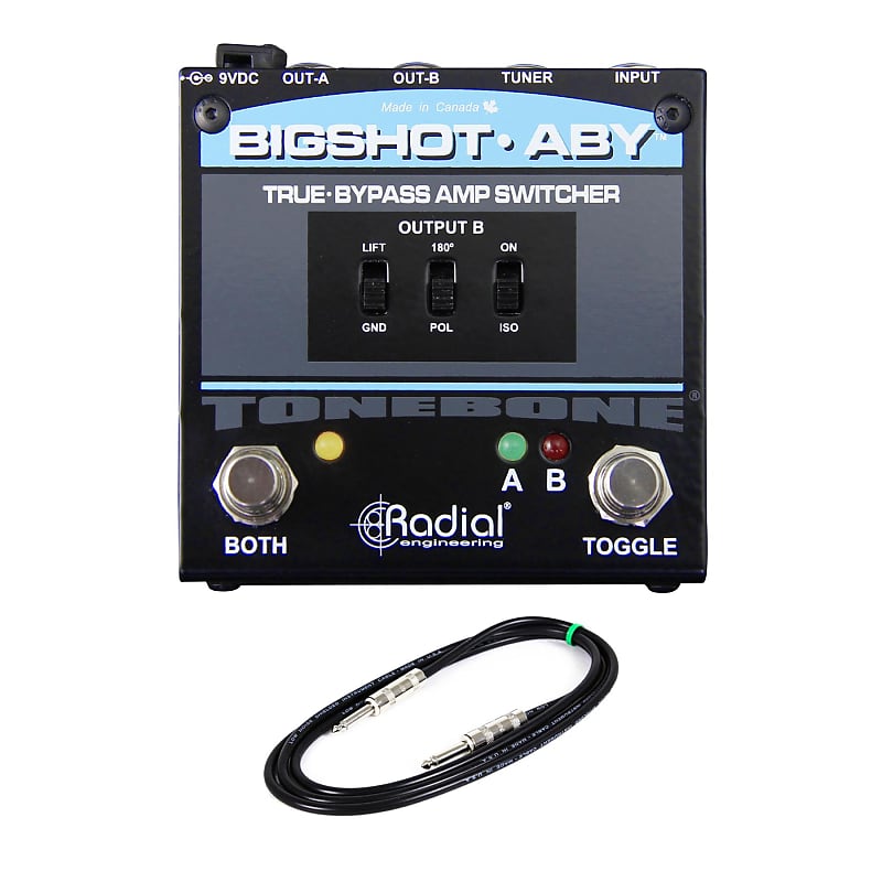 Radial Engineering Bigshot ABY Bundle with 6-foot 1/4" TS | Reverb