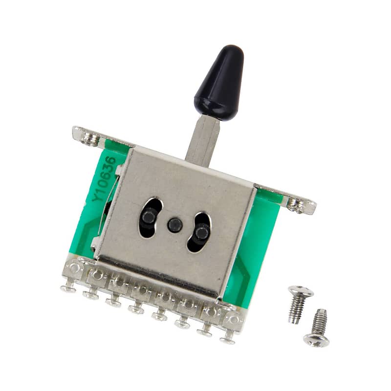 5-Way Pickup Selector Switch (Black/White) | Reverb