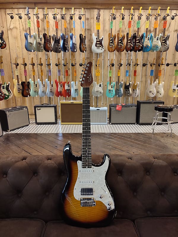 Schecter Traditional R66 Elite Modern Hss 3 Color Sunburst | Reverb