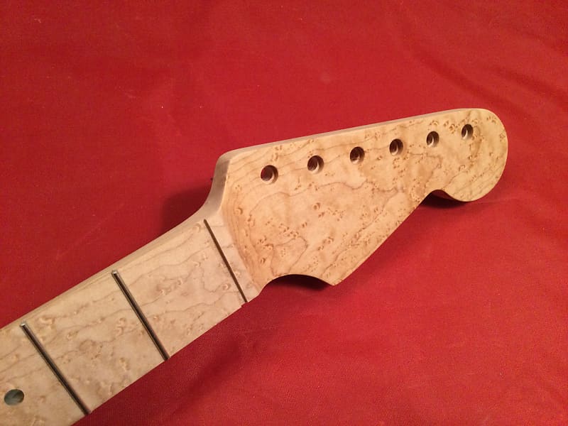 5A Birdseye Maple Strat Neck Handcrafted in the USA! | Reverb