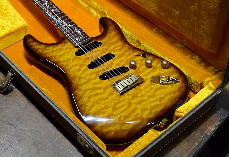 Fender USA Custom Shop Tree of Life Shultz-O-Caster 1992' | Reverb UK
