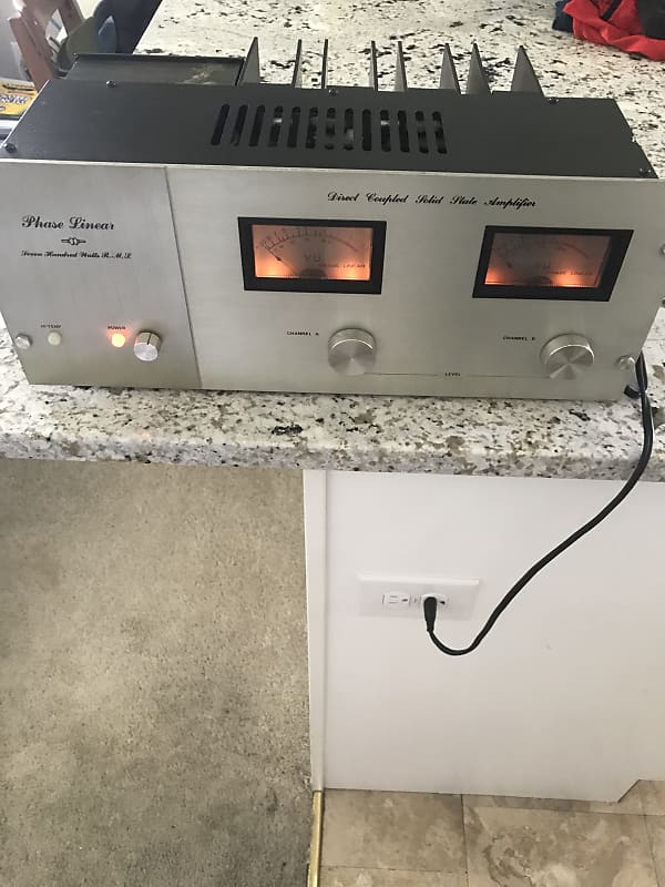 Phase Linear PL-700 1970 - Silver | Reverb