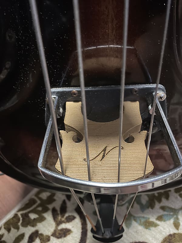 Baby Bass Bridge for Ampeg Baby Bass Walnut Wood | Reverb Australia