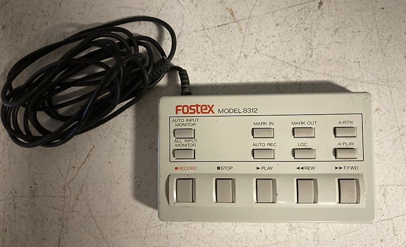 Fostex 8312 remote control | Reverb