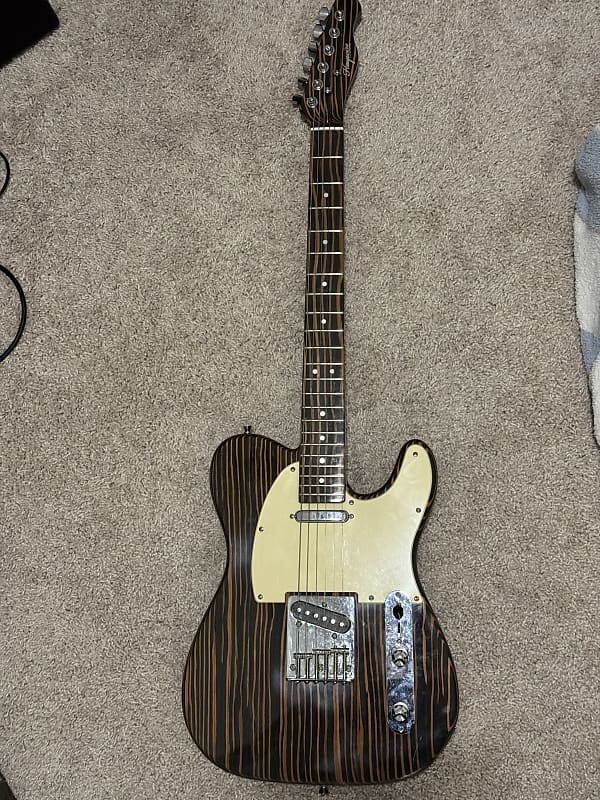 Haywire Custom Guitars Zebrawood Master-built Custom Shop | Reverb