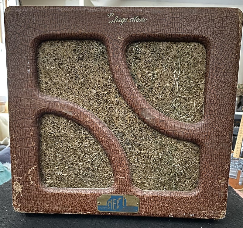 Magnatone Varsity M-197-3-V 1950s Alligator pattern | Reverb