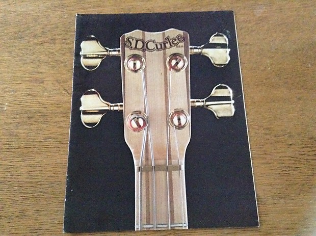 SD CURLEE 1980 GUITAR AND BASS CATALOG WITH PRICE SHEET 1980 | Reverb