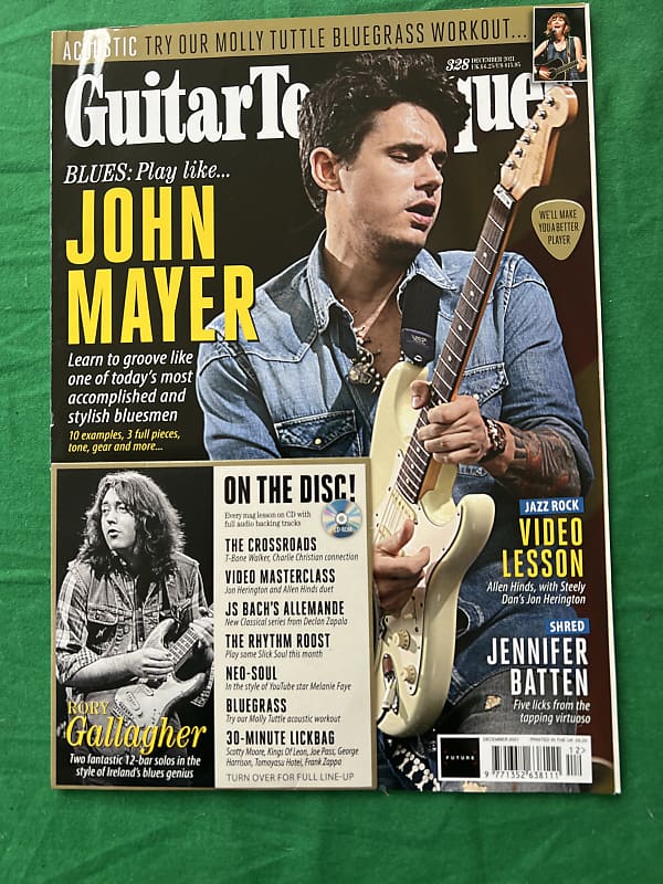 Guitar Techniques John Mayer Rory Gallagher Jennifer Batten | Reverb