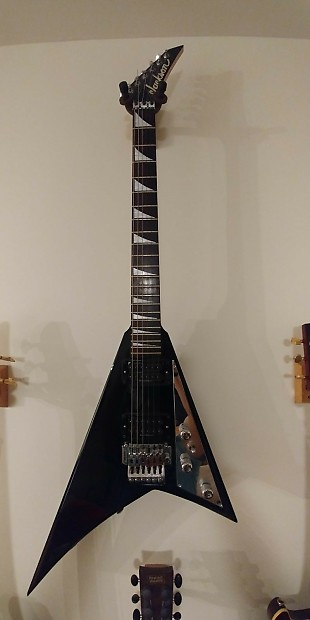 Jackson RR3 Early 2000's Black With Chrome Mirror Pickguard | Reverb