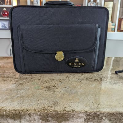 Besson BE2028 Prestige Series Bb Cornet Silver | Reverb