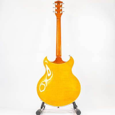 2011 Vox HDC-77 Semi-Hollow Electric Guitar in Trans Amber w/ | Reverb
