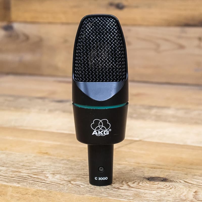 As Is AKG C3000 Black Studio Condenser Microphone | Reverb