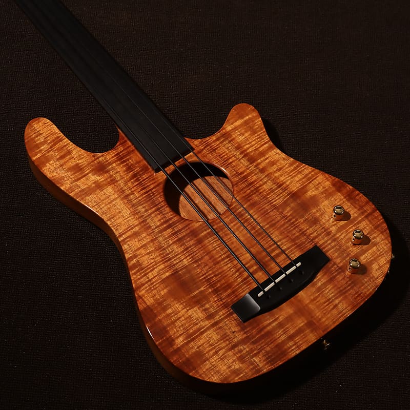 Carvin (Kiesel) AC40 Fretless 2015 Flamed Koa | Reverb