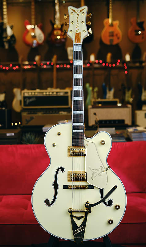 Gretsch Custom Shop White Falcon G6136-CS Semi-Hollowbody | Reverb