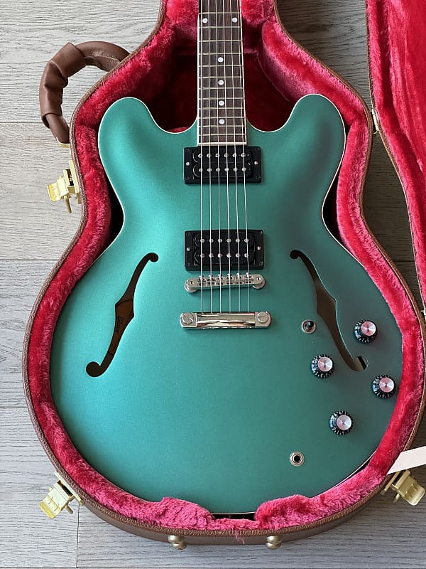 Gibson Custom ES-335 Satin Jade Inverness Green | Reverb Deutschland