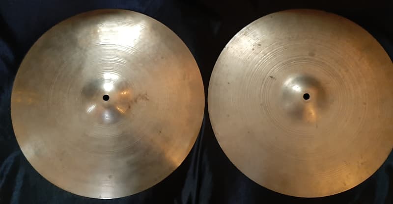 ZILDJIAN 16 INCH CRACKED VINTAGE CYMBALS 60S 70S VINTAGE 60S | Reverb