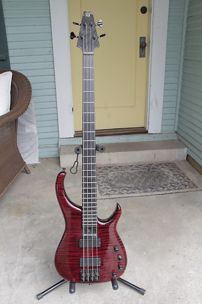Modulus Quantum 4 Q4 Bass, Black Cherry Quilt | Reverb