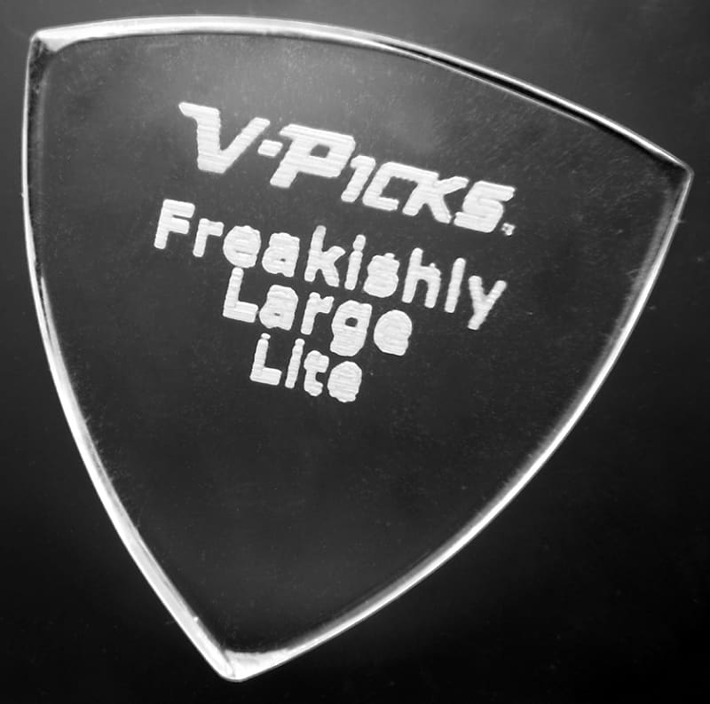 Freakishly Large Pointed Lite Guitar Pick | Reverb