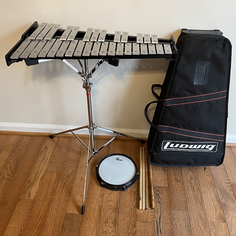 Ludwig Student Bell Kit w/ Stand, Practice Pad, Bag and | Reverb