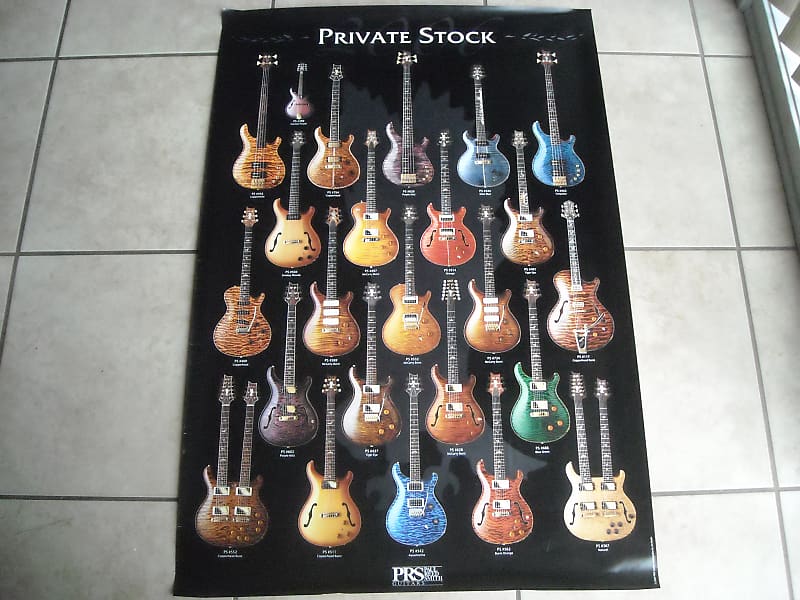 FOUR Paul Reed Smith Posters Private Stock and 10th | Reverb Canada